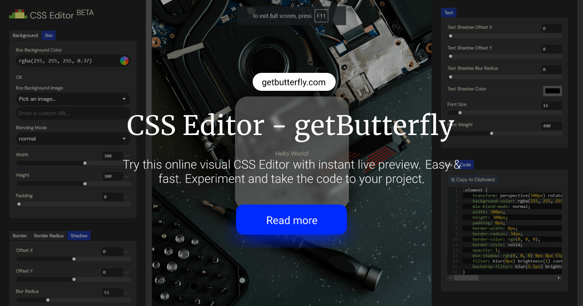 Generate & Copy Beautiful Linear or Radial CSS Gradients - Vault 80